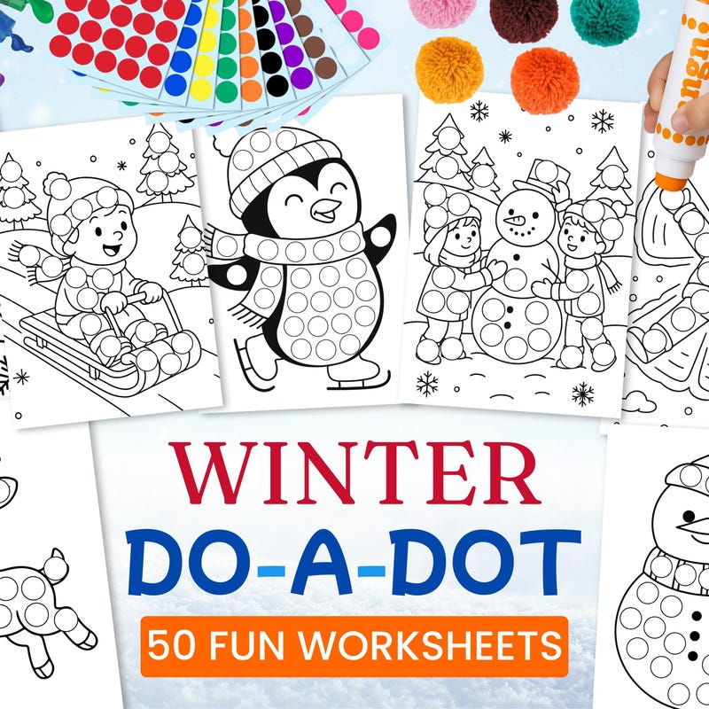 Dot a Dot Winter Sheets - Etsy