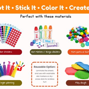 Fall Do-a-dot Activity Pack | 50 Pages Autumn Worksheets for Kids ...