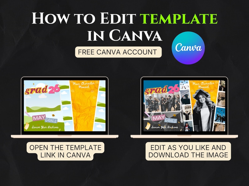 Graduation Scrapbook Carousel | Template Canva Free Account | Class of ...