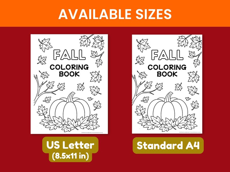 50+ Fall Coloring Pages for Kids | Autumn Printable Activity Pack ...