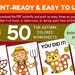 Fall Do-a-dot Marker Worksheets (colored) | 50 Autumn Printable ...