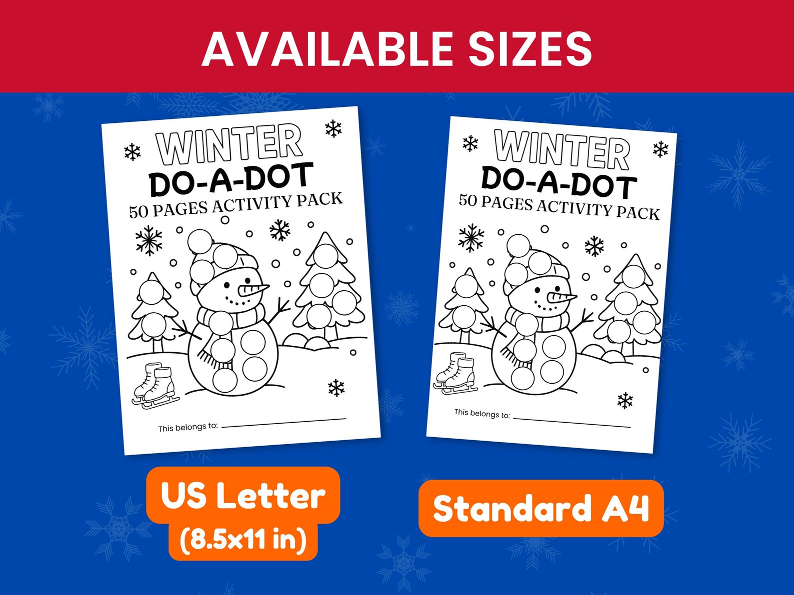 Winter Do-a-dot Activity Pack | 50 Pages Winter Worksheets for Kids ...