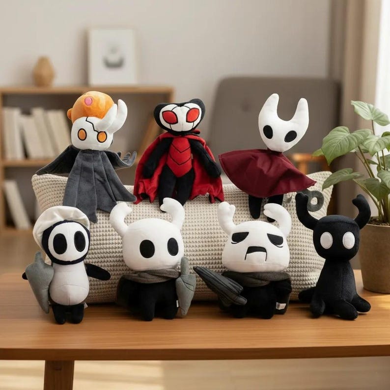 Hollow Knight Plush Inspired by Indie Game, Kawaii Stuffed Animal ...