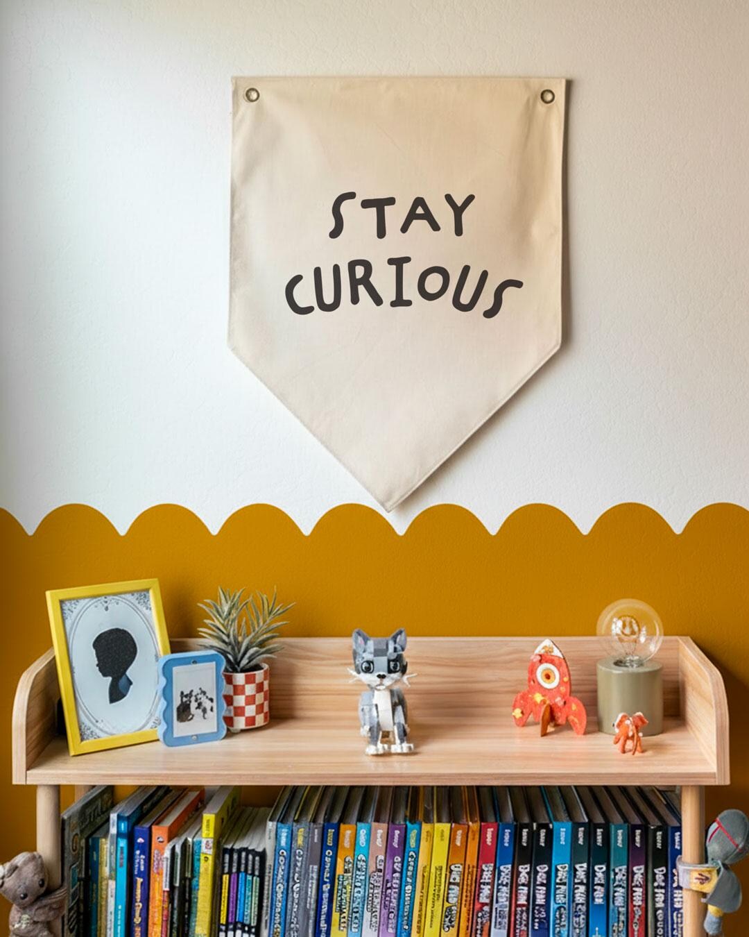 Stay Curious Wall Banner - Etsy