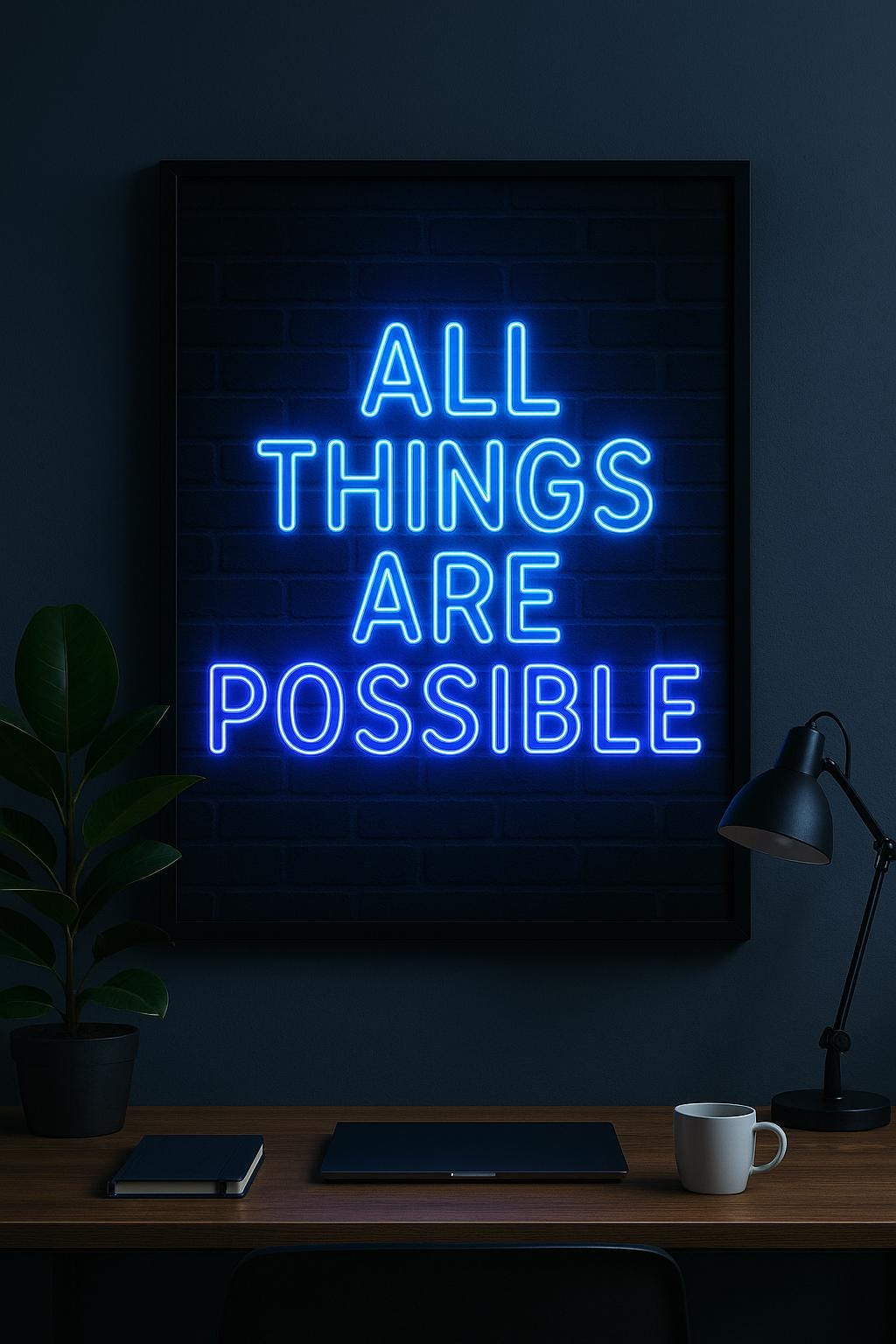 The " All Things Are Possible " Sign - Etsy