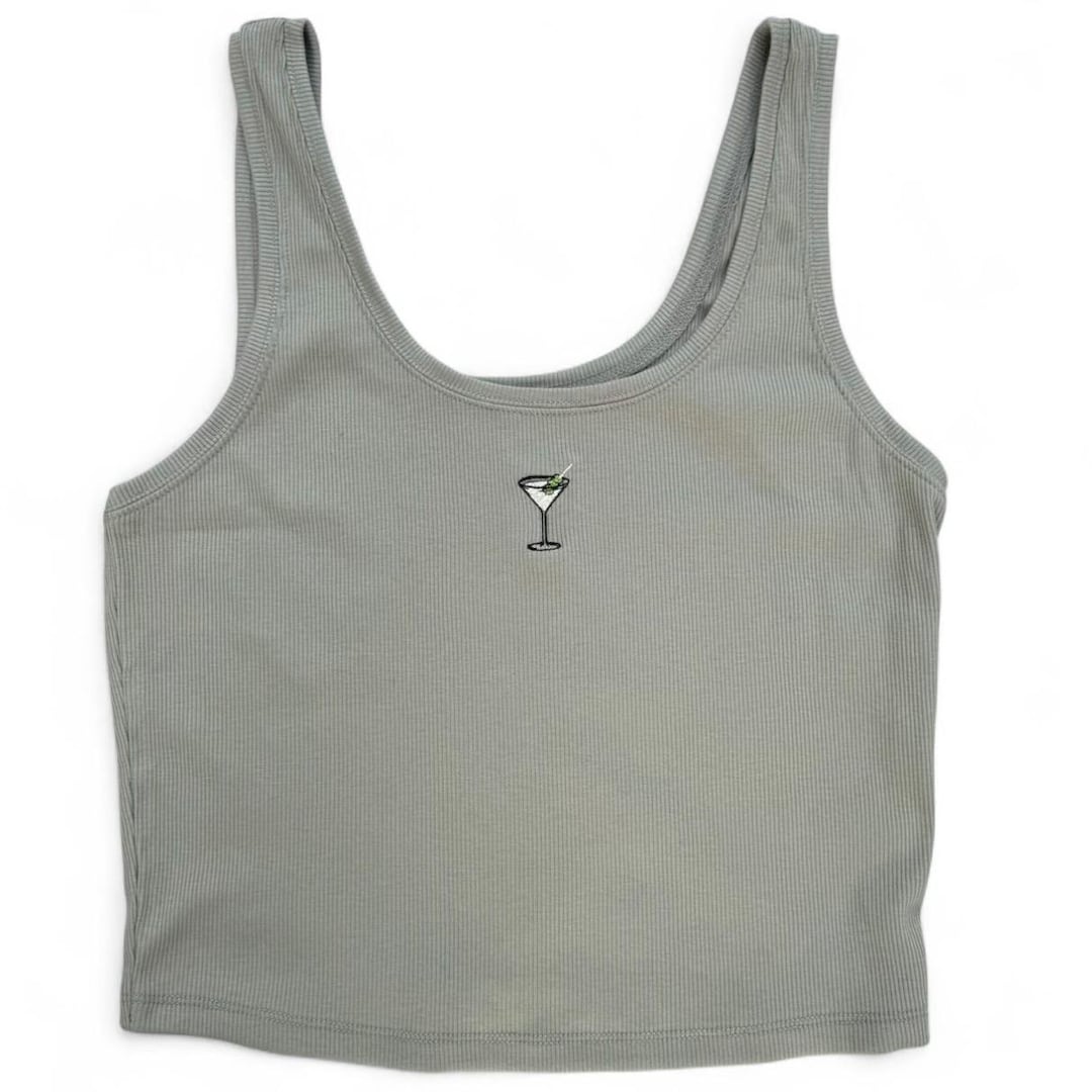 Women’s Dirty Martini Embroidered Tank - Etsy