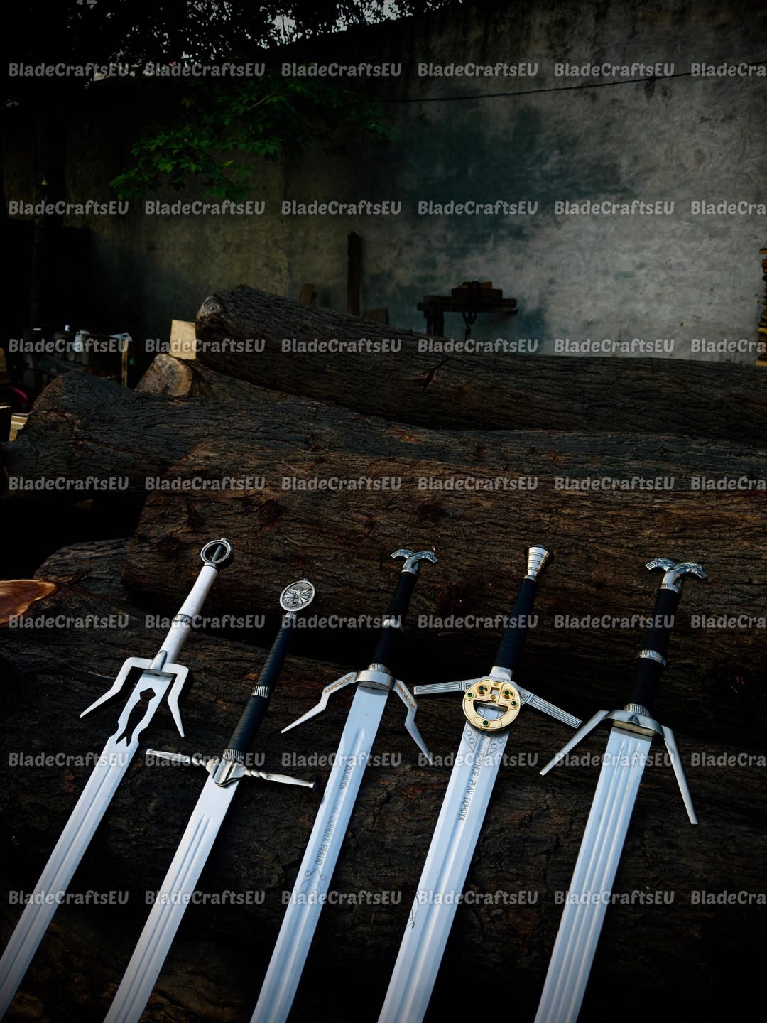 Handmade Witcher Sword Set: Stainless Steel Decorative Replicas - Etsy