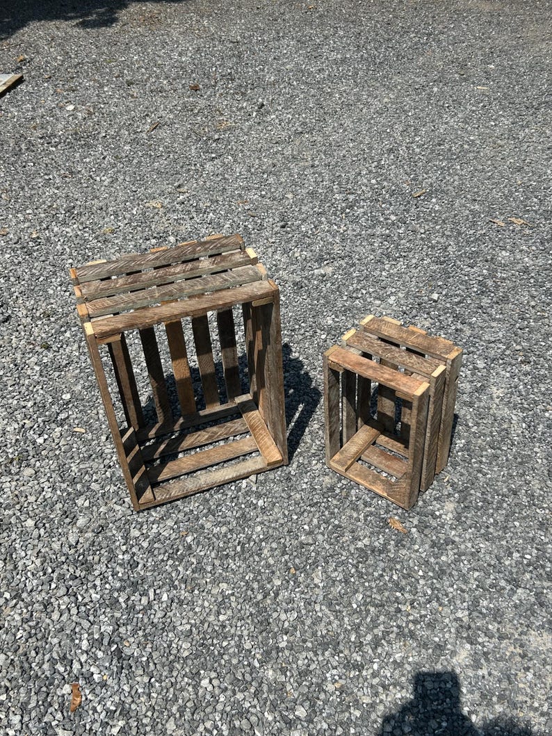 Rustic Wooden Crate_porch Decor - Etsy