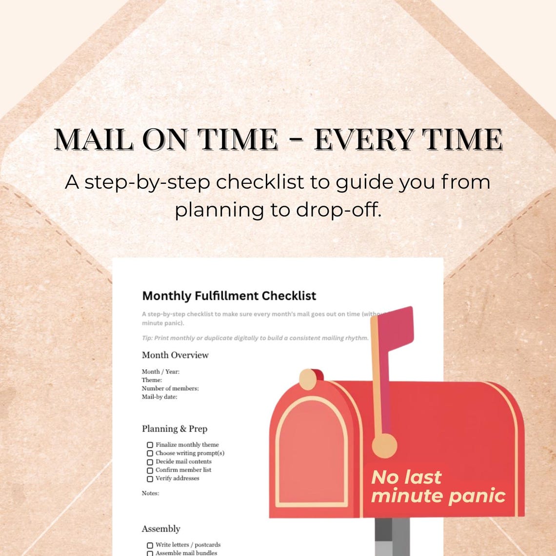 Snail Mail Club Starter Kit – Printable Templates and Guides - Etsy
