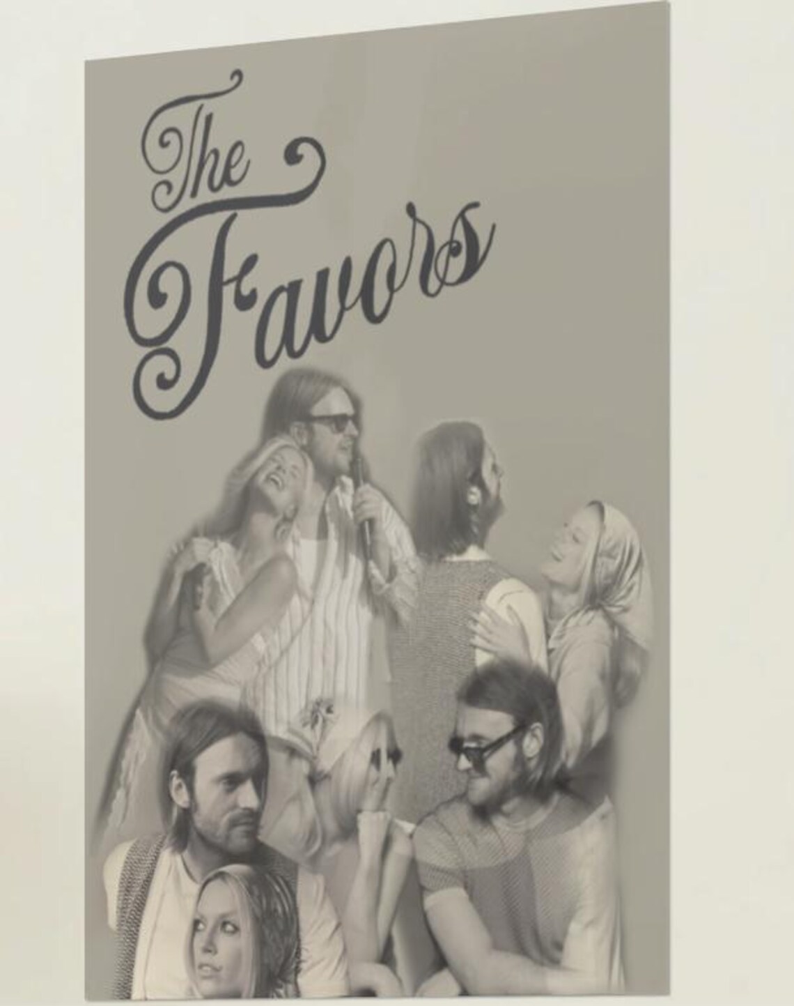 The Favors Band Poster A4 Matte Print - Etsy