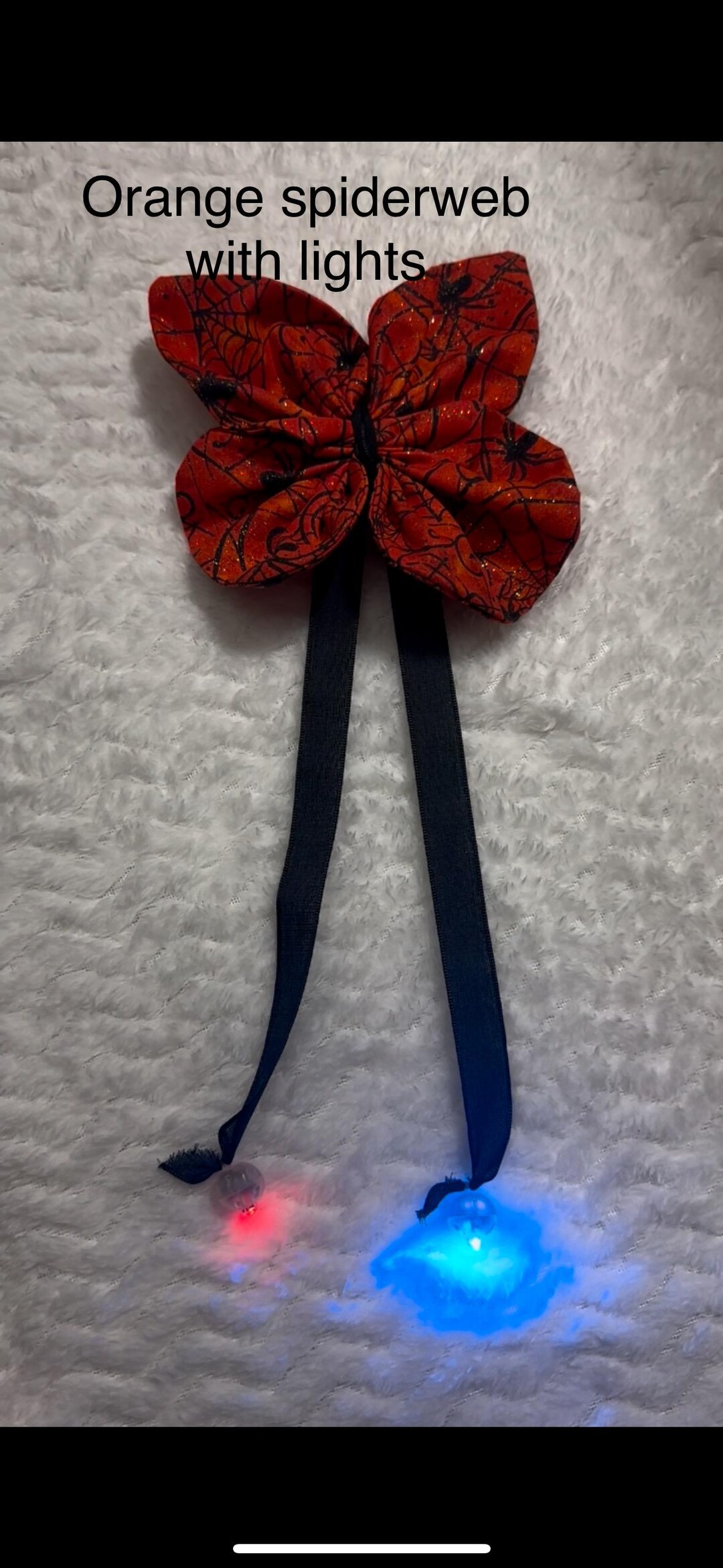 Halloween Bow With Lights - Etsy