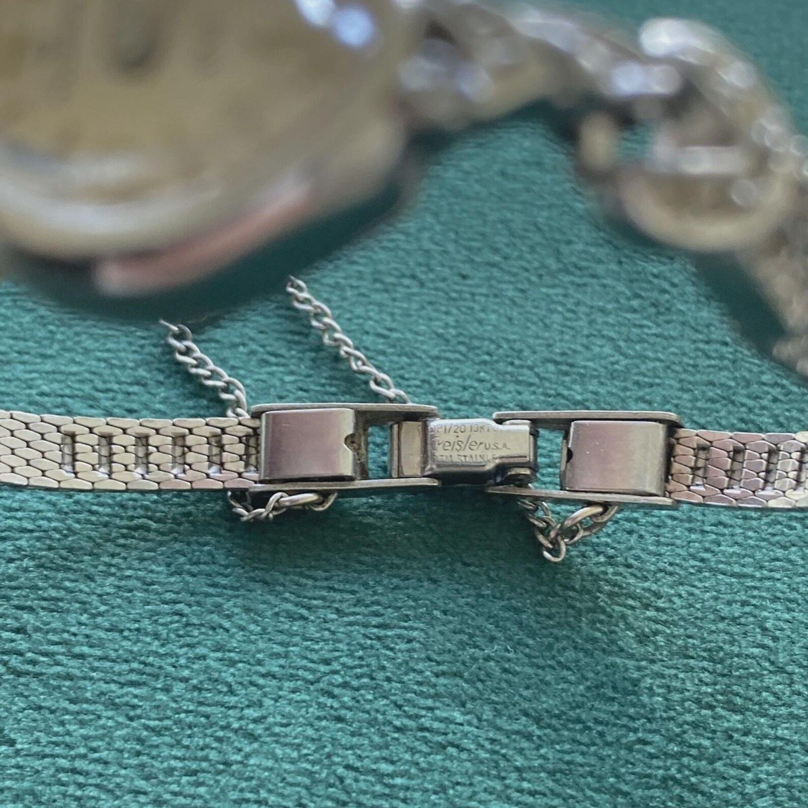 Vintage HELBROS Women's Mechanical Watch Diamonds 2 and 1/20 10k ...