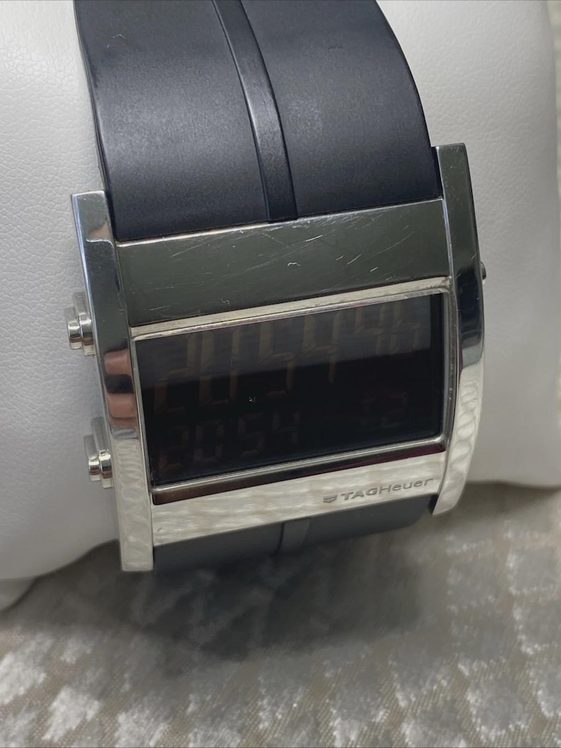 TAG Heuer Micrograph CS111B FIA F1 Limited 144/999 Digital Quartz Watch ...