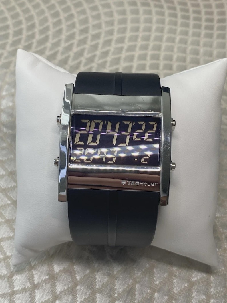 TAG Heuer Micrograph CS111B FIA F1 Limited 144/999 Digital Quartz Watch ...