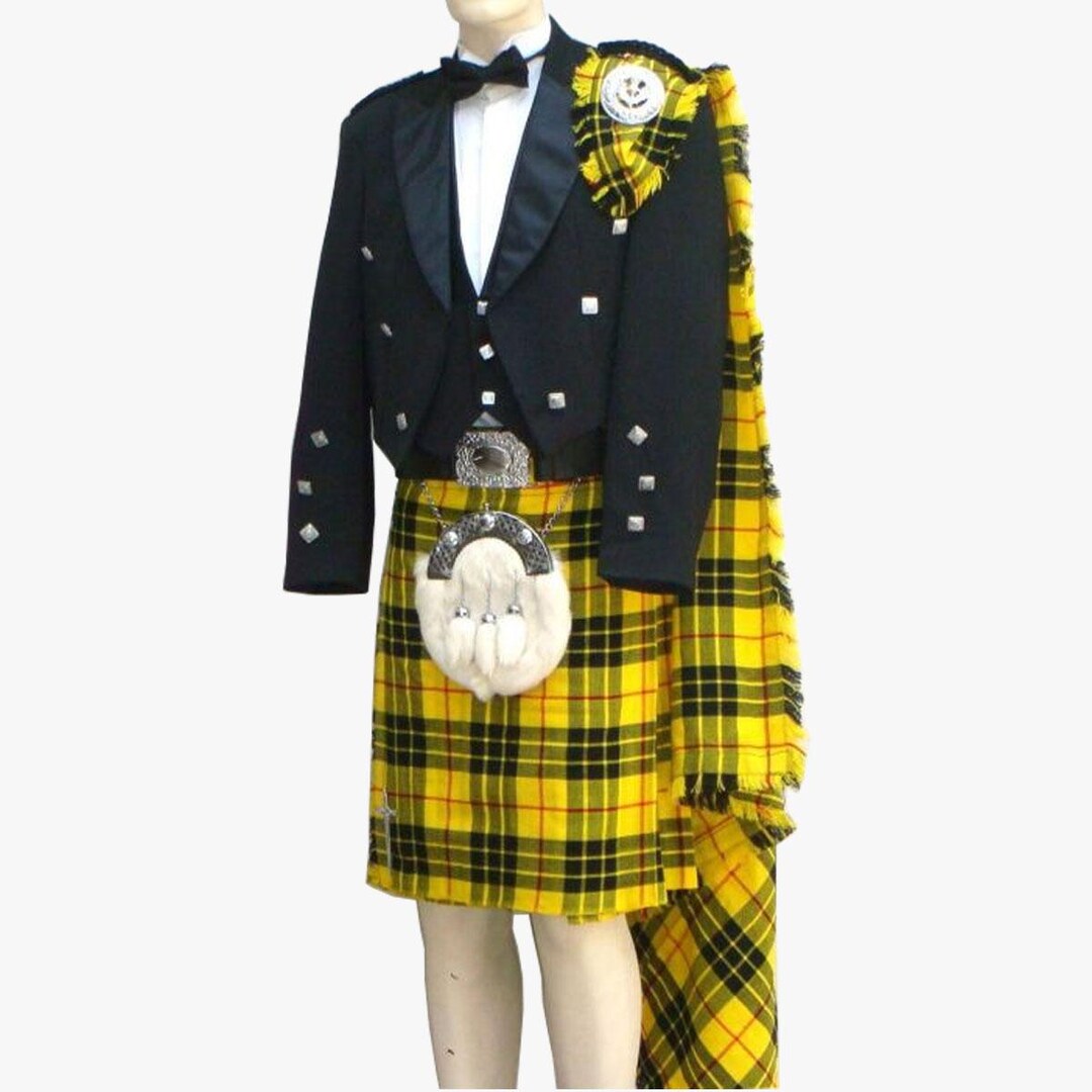 Macleod of Lewis Prince Charlie Kilt Outfit: 14-piece Scottish Wedding ...