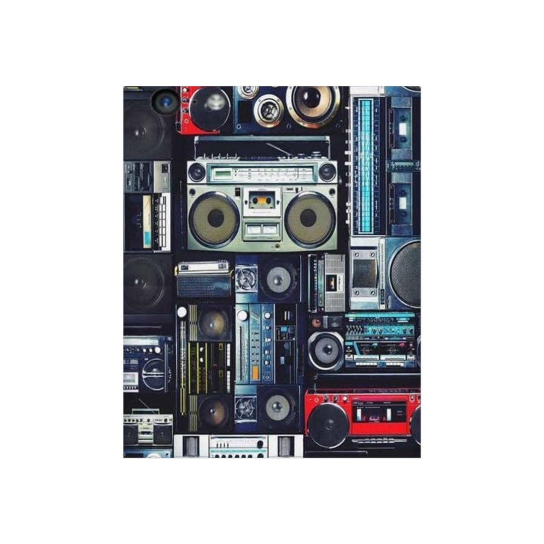 Retro Boombox Art Print: 80s Nostalgia Music Decor - Etsy