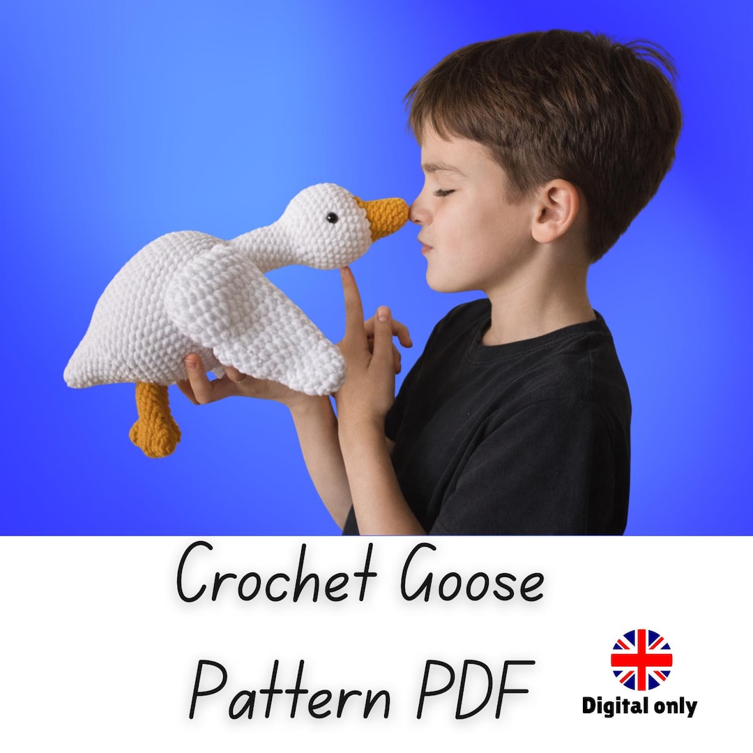 Goose Amigurumi Crochet Pattern PDF | Large Plush Goose Toy | US Terms ...