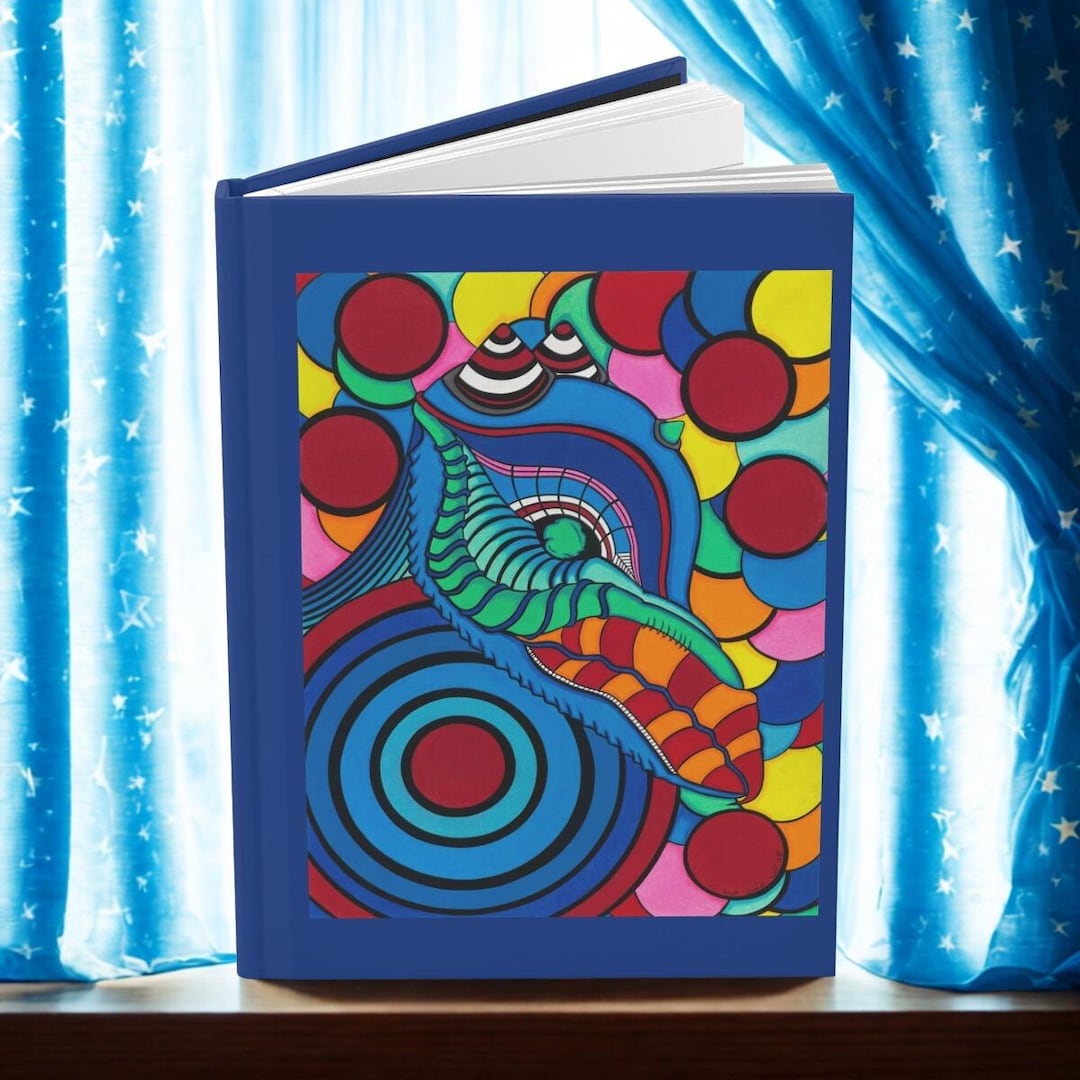 Dark Matte Blue 'be Yourself' Lined Journal, Self-acceptance Notebook ...