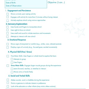 Child Observation Tool for Childcare Teachers - Etsy