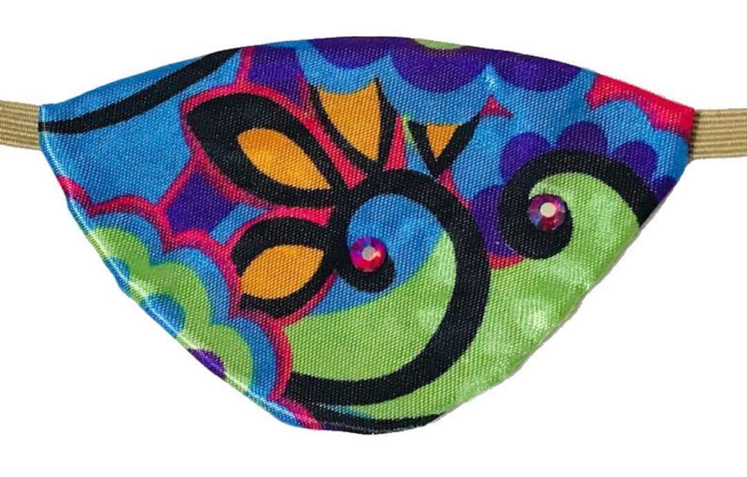 Eye Patch Far Out Psychedelic Groovy Jeweled Bright Cosplay Fashion ...