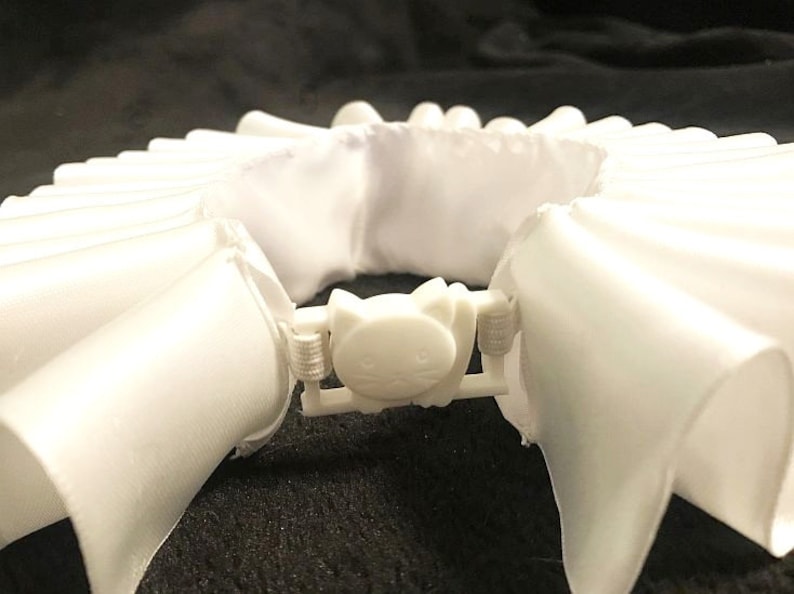 Cat Pet Dog Costume White Ruffled Collar Neck Ruff Victorian | Etsy