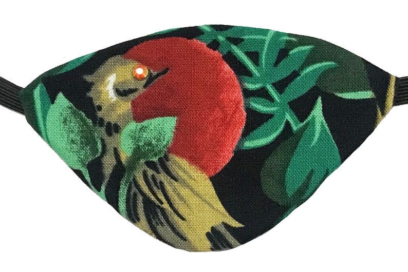 Eye Patch Tropical Bird of Paradise Jeweled Jungle Floral - Etsy