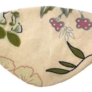 Floral Eye Patch Soft Pink Flowers Peach White Grey Fashion Chic ...