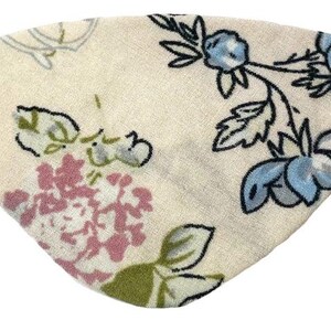 Floral Eye Patch Soft Pink Flowers Peach White Grey Fashion Chic ...