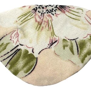 Floral Eye Patch Soft Pink Flowers Peach White Grey Fashion Chic ...