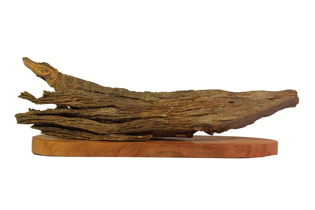 Wood Carving Sculpture Gator Silhouette Original Rick Cain Florida ...