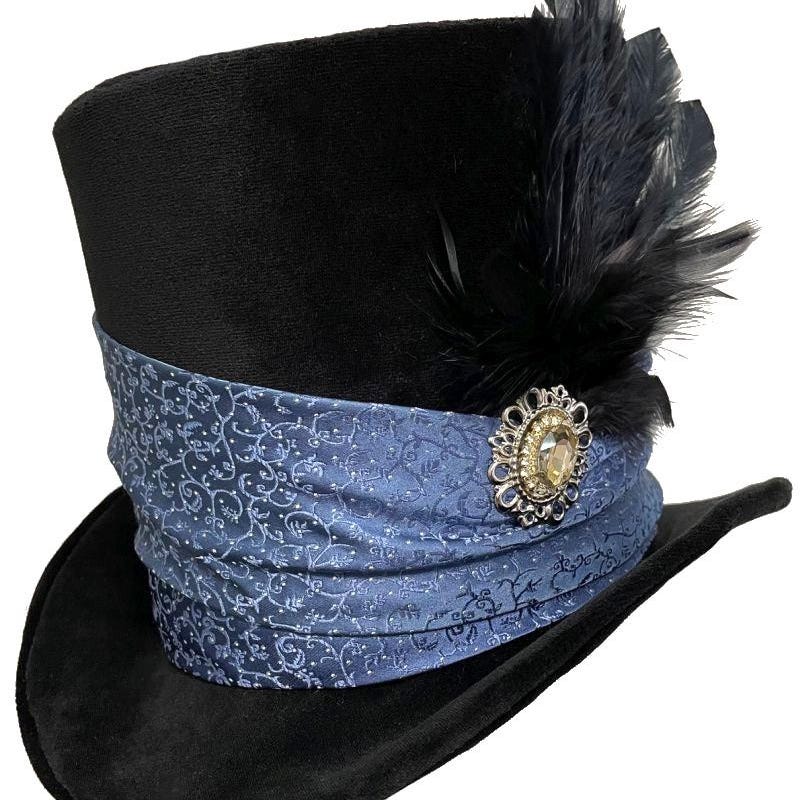 Velvet Top Hat - Etsy