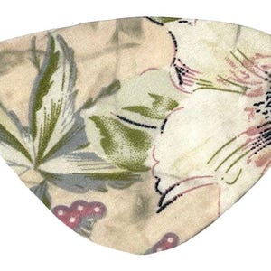 Floral Eye Patch Soft Pink Flowers Peach White Grey Cosplay Fashion ...