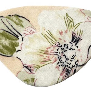 Floral Eye Patch Soft Pink Flowers Peach White Grey Fashion Chic ...
