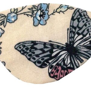 Floral Eye Patch Soft Pink Flowers Peach White Grey Fashion Chic ...