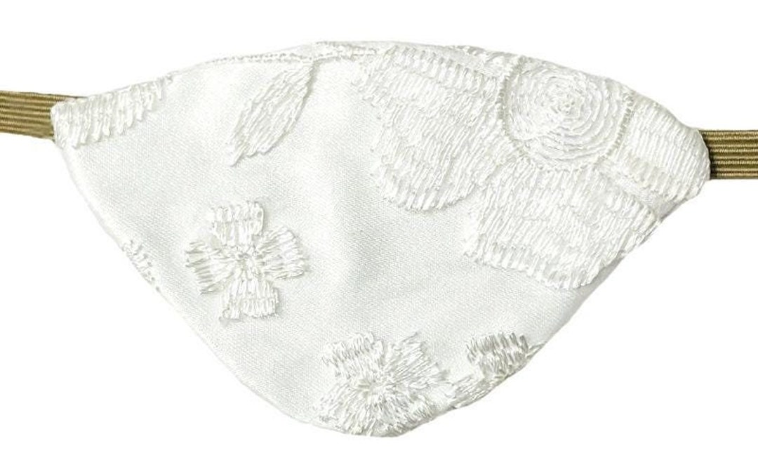 White Eye Patch Simple Elegance Bridal Wedding Victorian Steampunk ...