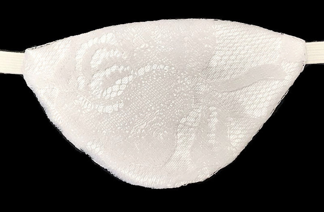 White Eye Patch Simple Elegance Bridal Wedding Victorian - Etsy