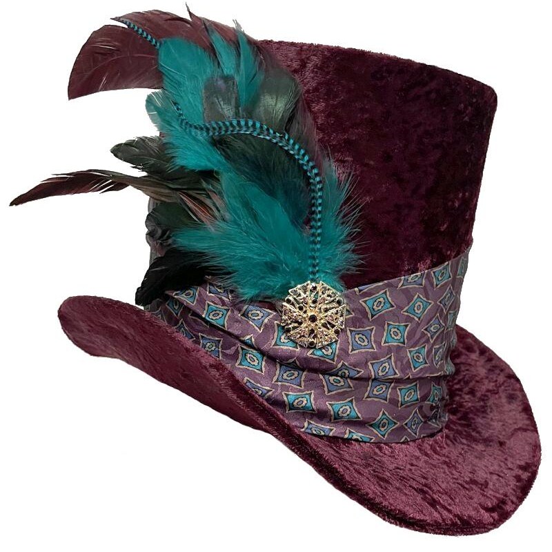Velvet Top Hat - Etsy