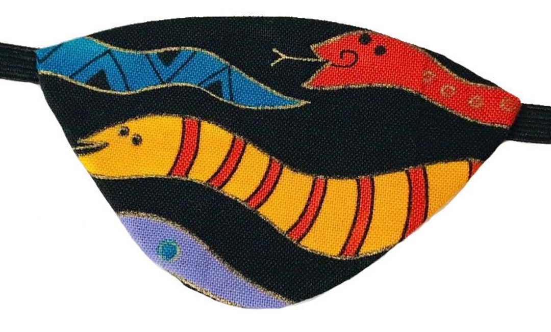 Eye Patch Snakes Bright Yellow Red Blue Purple Black Cosplay Fashion ...