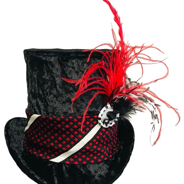 White Tall Top Hat - Etsy