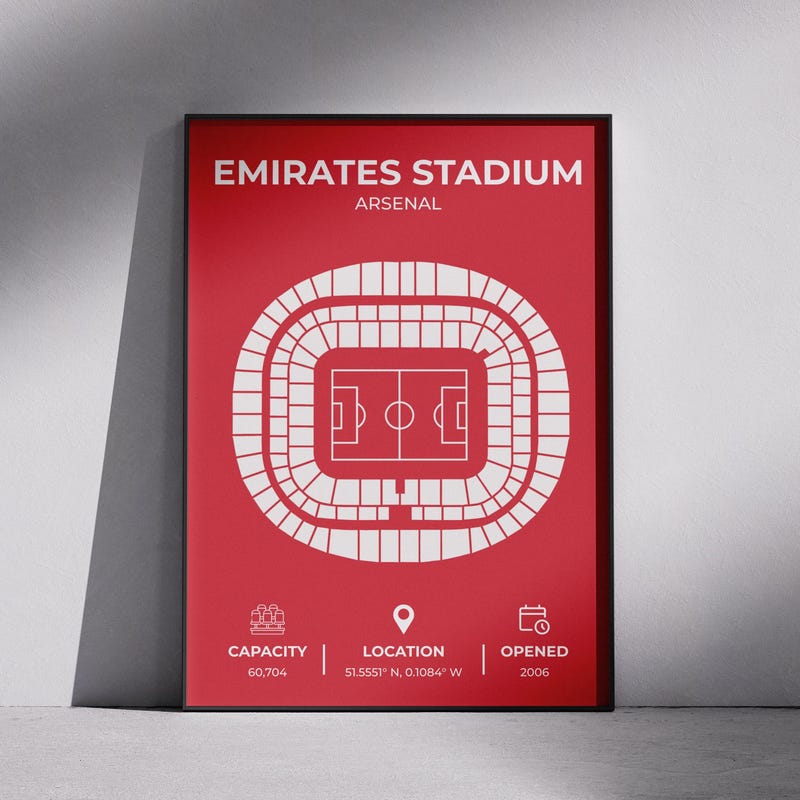 Emirates Stadium - Etsy