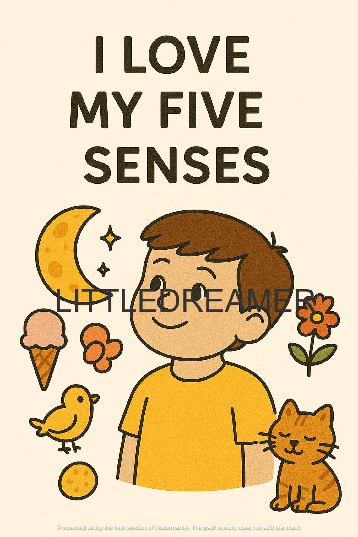 Five Senses Learning Activity: Printable Worksheets for Preschool (PDF ...