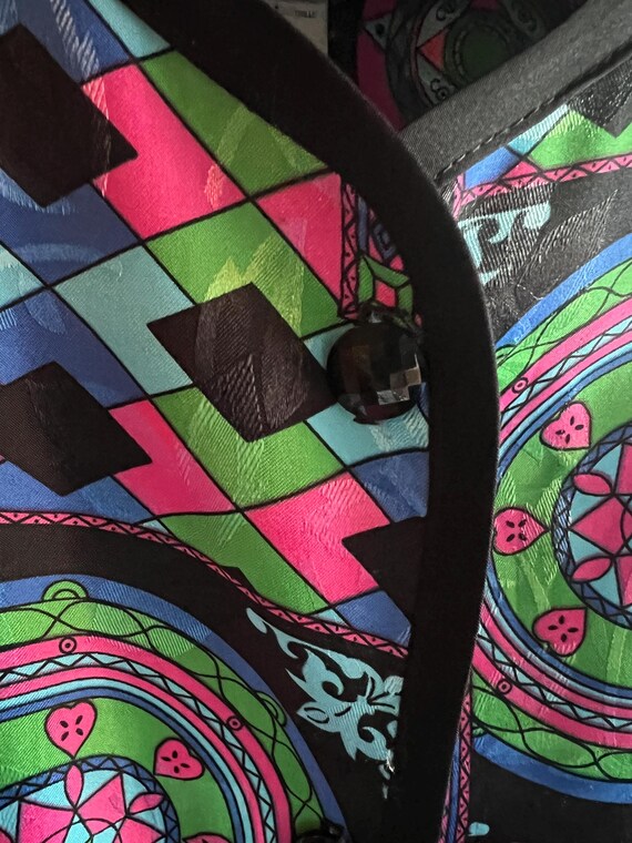 Vintage Chanel-Style Scarf Print Jacket: D'Aillards J… - Gem