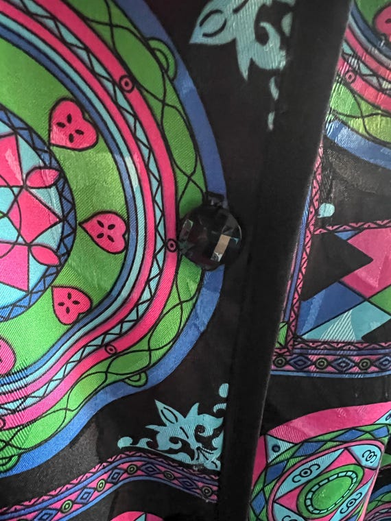 Vintage Chanel-Style Scarf Print Jacket: D'Aillards J… - Gem