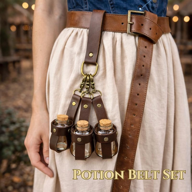 Alchemy Vial Belt - Etsy