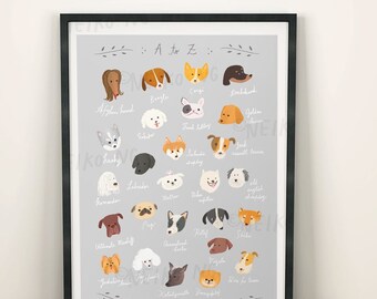 Dog Artwork Print | Etsy