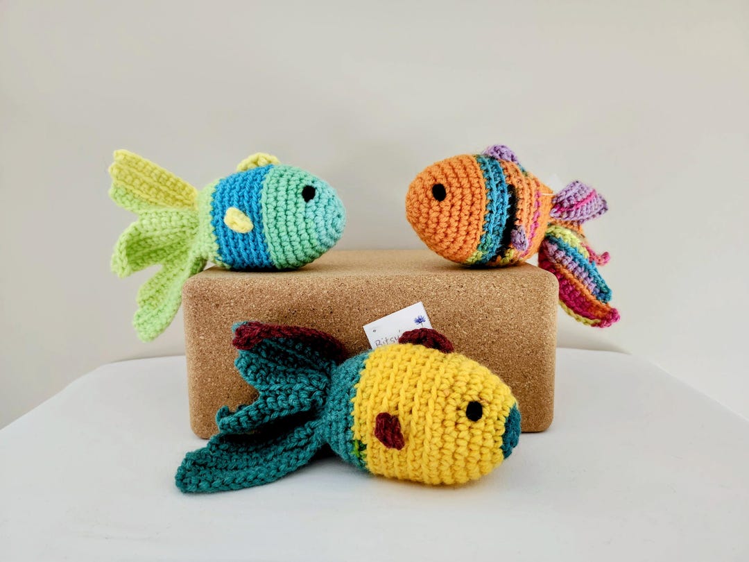 Beta Fish Crocheted Stuffies - Etsy