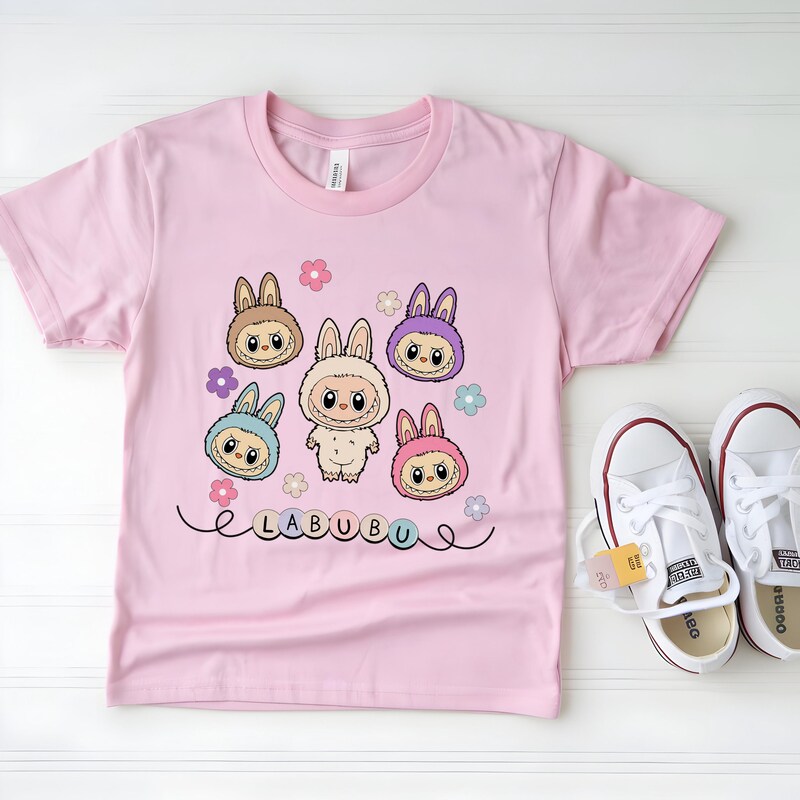 Labubu Cotton Tee Shirts - Etsy