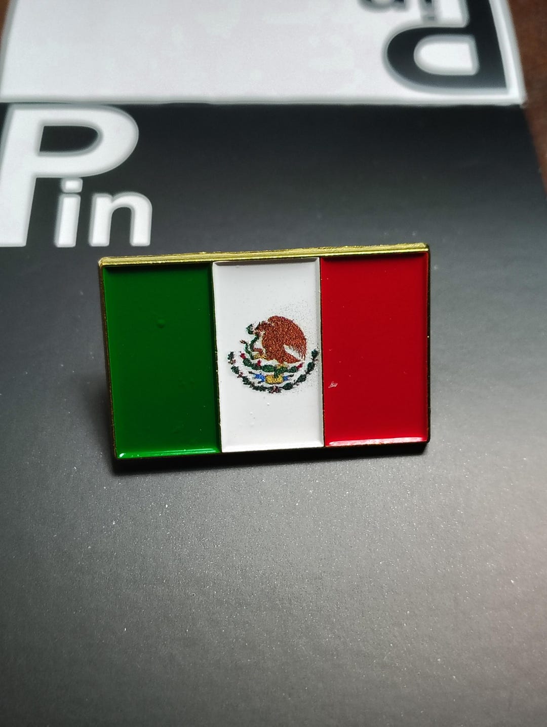 Mexican Flag Metal Hat Pin - Etsy