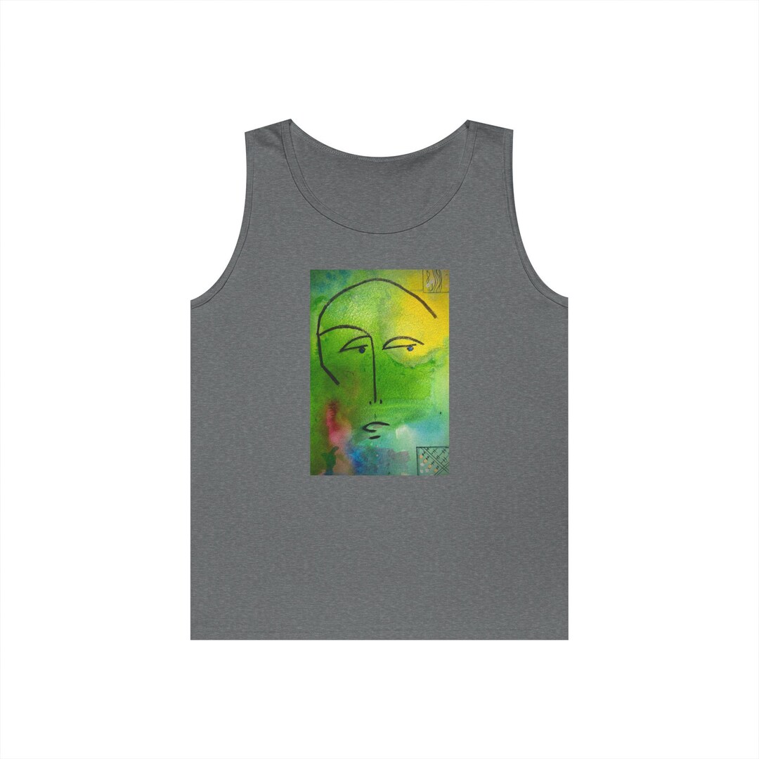 Side Eye Guy Tank Top, Funny Graphic Sleeveless Shirt - Etsy