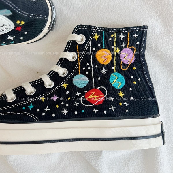Galaxy Converse - Etsy